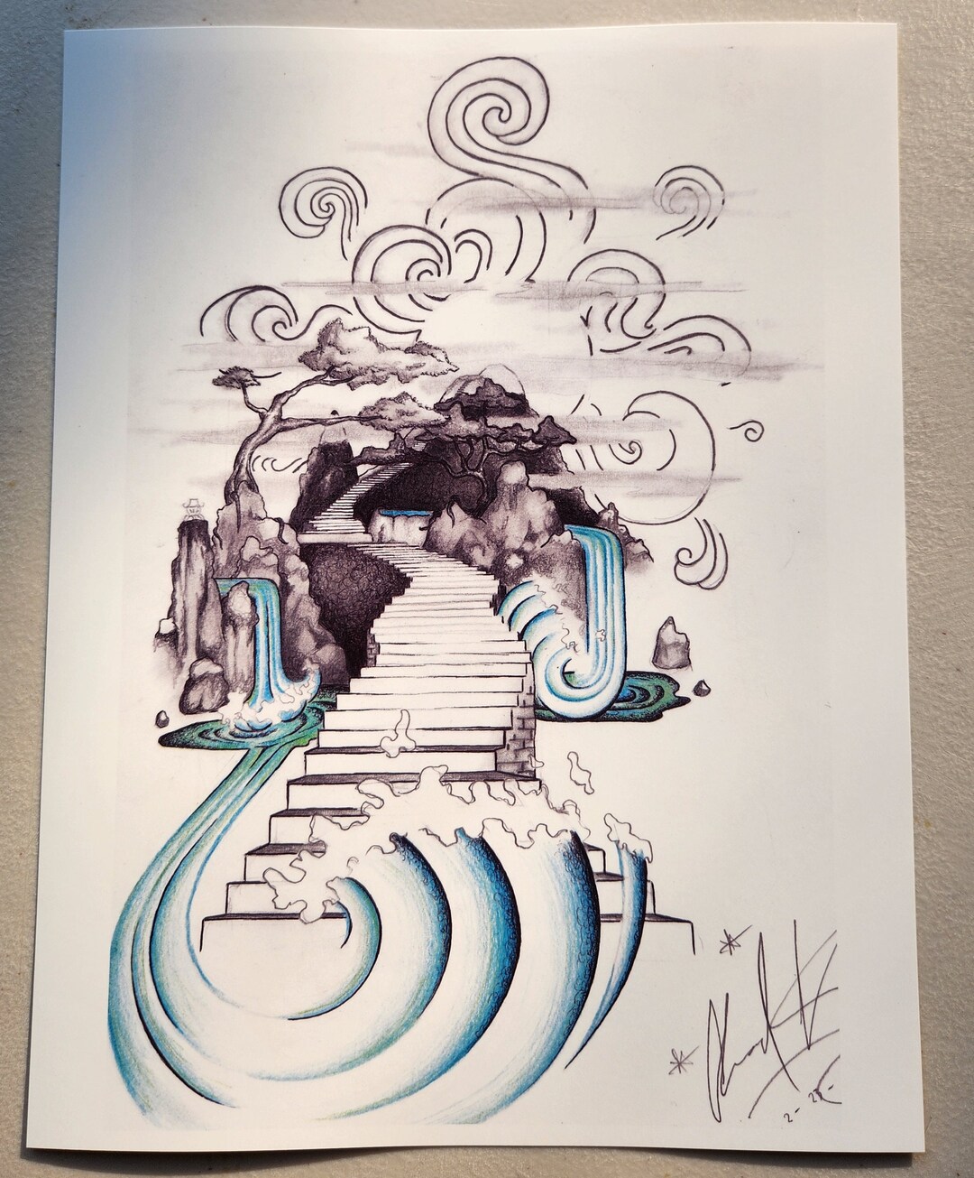 Stairway of Infinity Art Print - Etsy