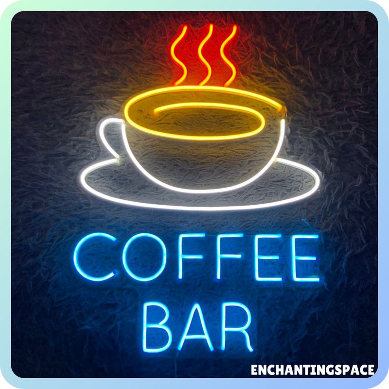 Coffee Bar Neon Signs - Etsy