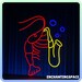 Shrimp Play Saxophone Neon Sign, Musician Led Light, Custom Neon Sign ...