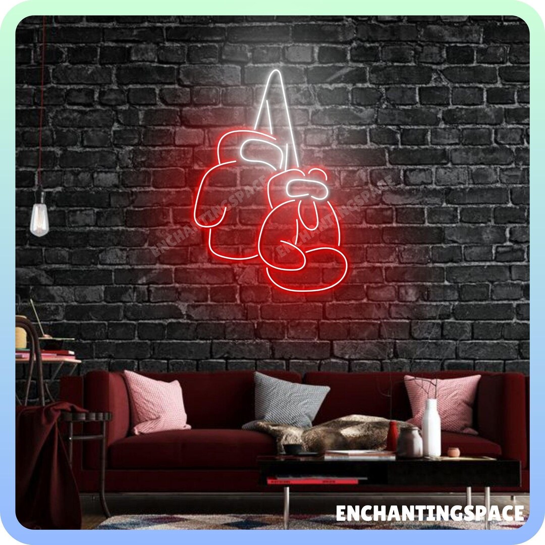 Boxing Gloves Neon Sign, Boxing Gloves Led Light, Boxer Neon Sign Wall ...