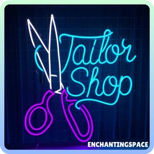 Tailor Shop Neon Sign, Sewing Store Led Sign, Custom Neon Sign, Tailor ...
