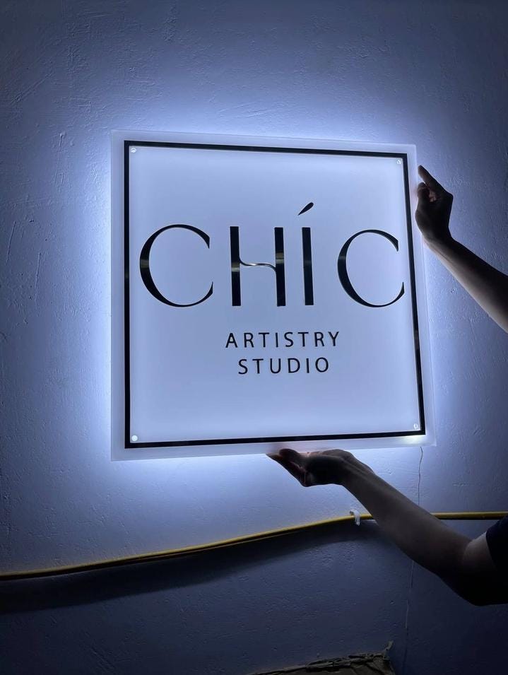 Personalize Logo/signboard LED Lights, Custom LED Sign for Business ...
