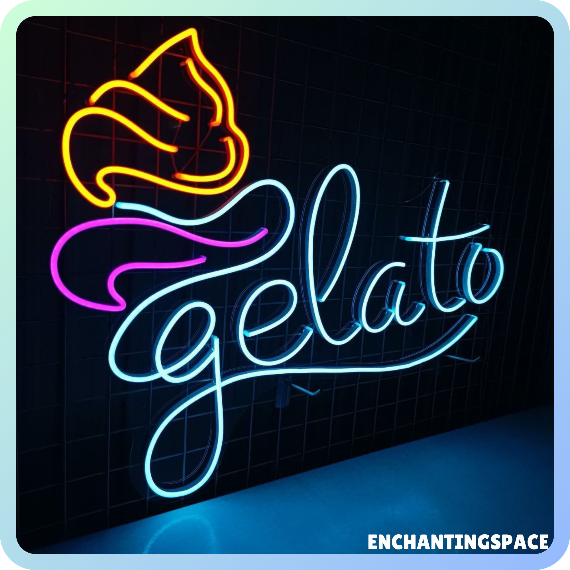 Gelato Neon Sign, Ice Cream Led Sign, Custom Neon Sign, Gelato Store ...