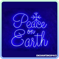 Peace on Earth Sign - Etsy