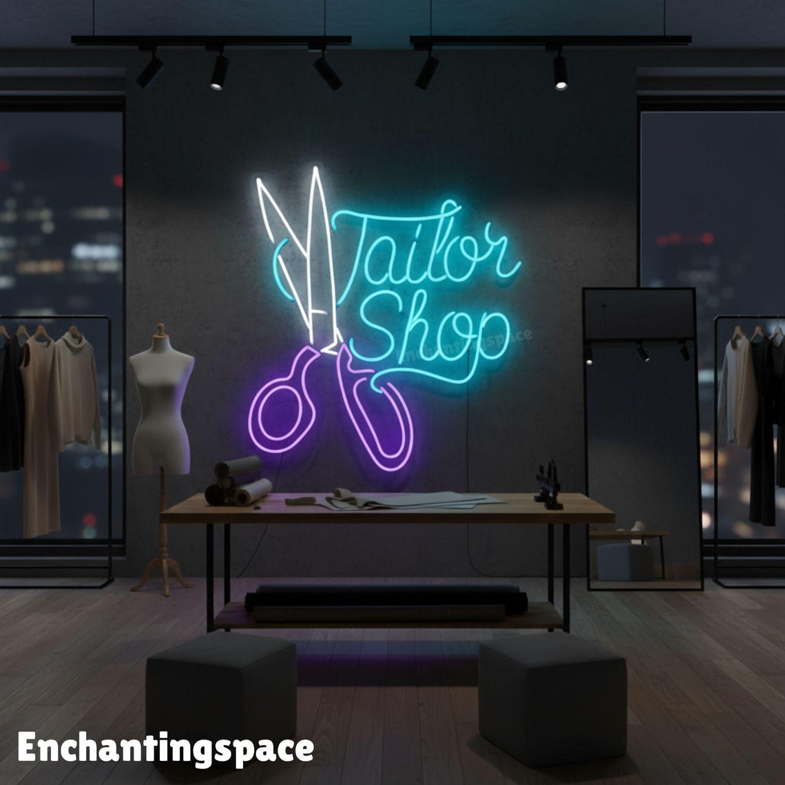 Tailor Shop Neon Sign, Sewing Store Led Sign, Custom Neon Sign, Tailor ...