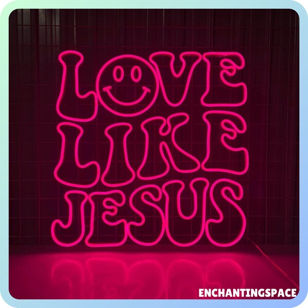 Light up Jesus Wall Art - Etsy