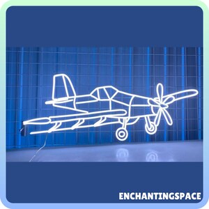 Airplane Neon Sign, Plane Led Sign, Custom Neon Sign, Living Room Led ...