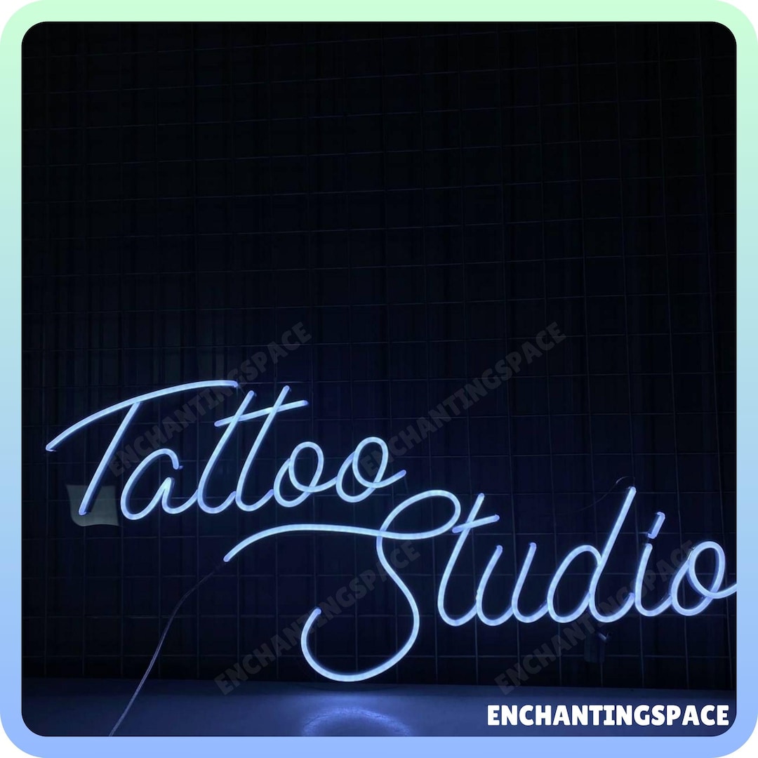 Tattoo Studio Neon Sign, Tattoo Room Led Light, Open Tattoo Studio Led ...