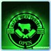 Customized Meat Centre Open Metal Wall Art LED Light, Personalized ...