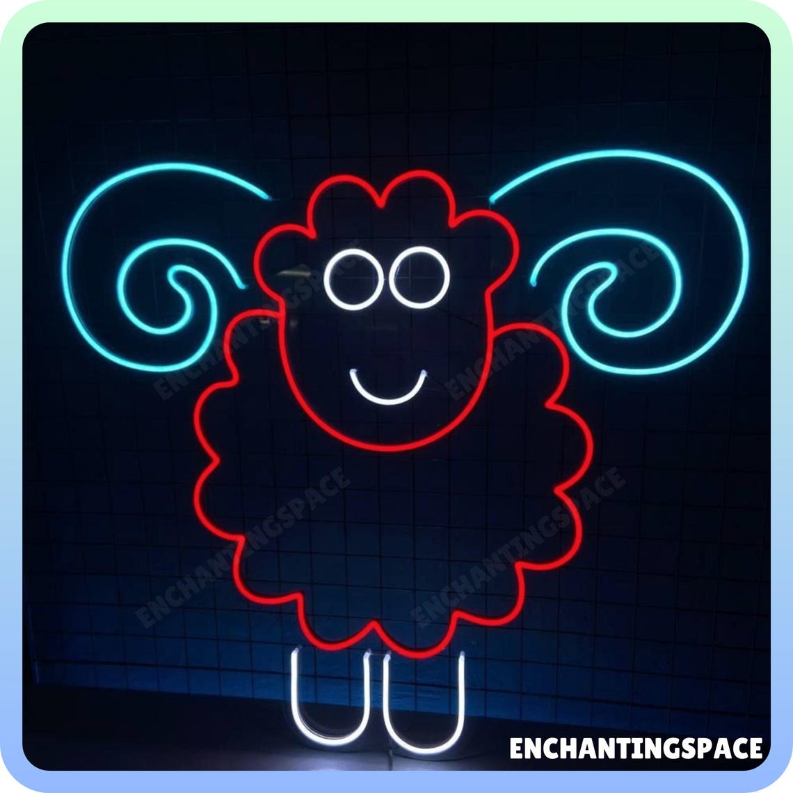 Sheep Neon Sign, Kids Room Decor, Lamb Animal LED Wall Art - Etsy