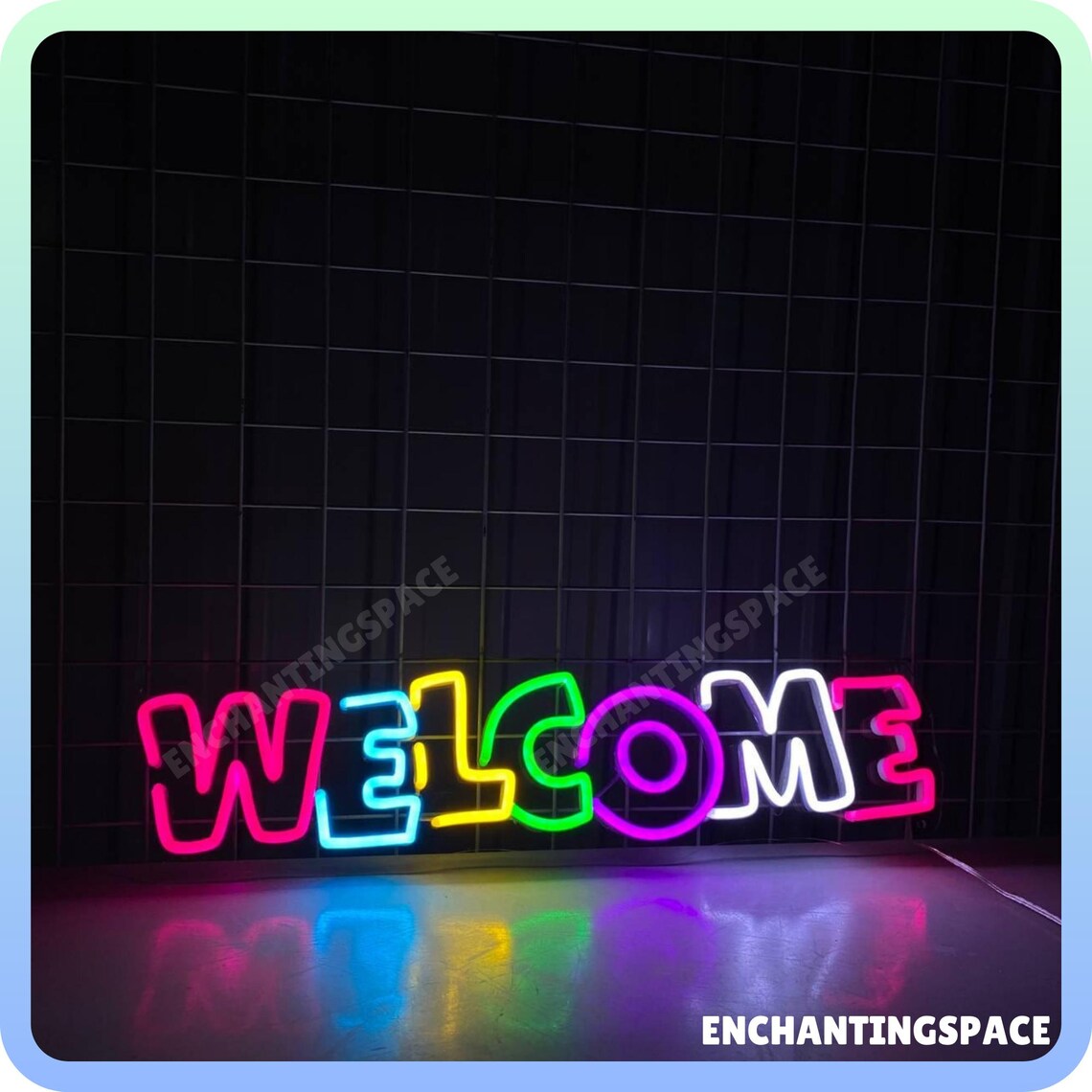 Welcome Signboard Neon Light, Open Sign Led Light for Store Shop ...