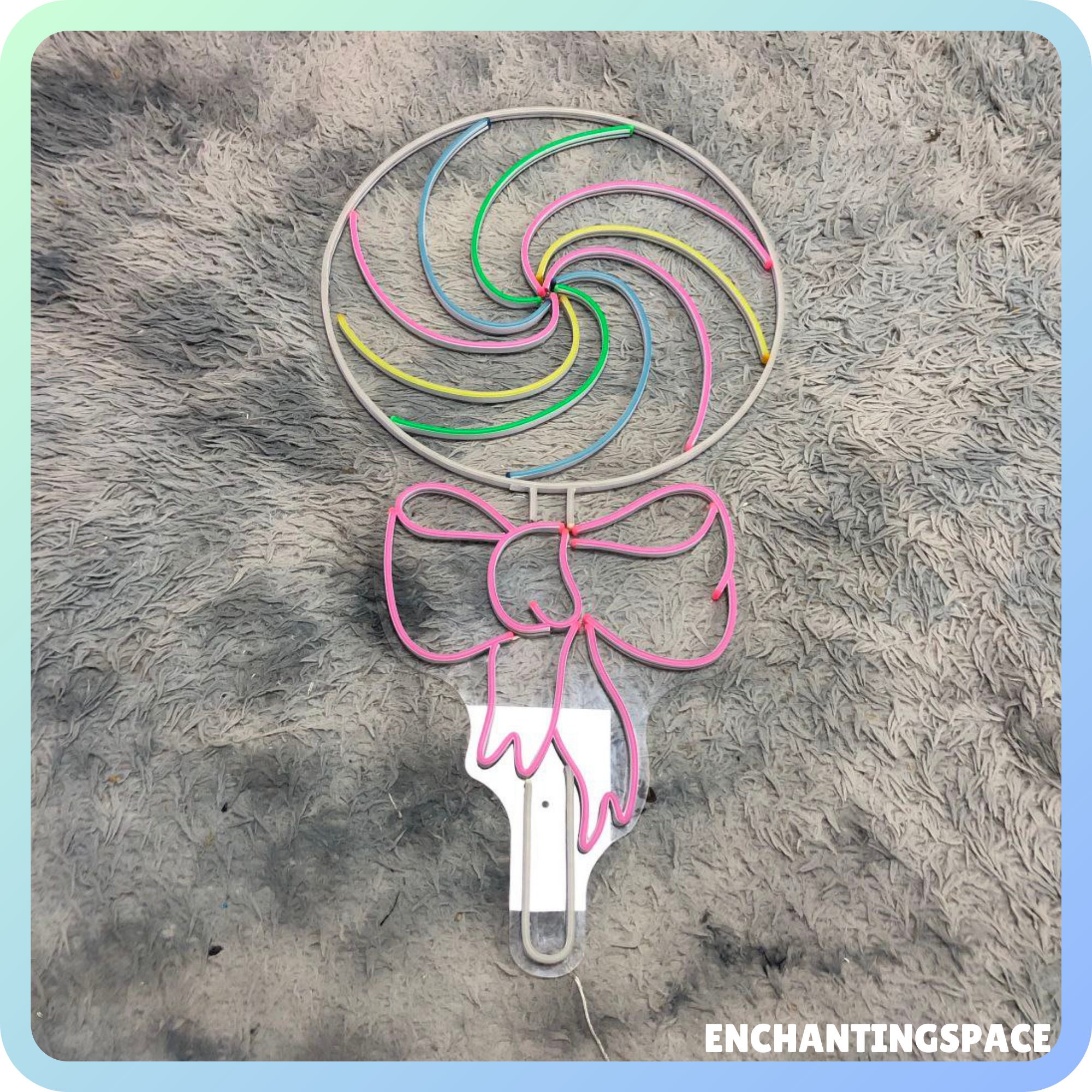 Lollipop Neon Sign, Sweet Lollipop Led Sign, Custom Neon Sign, Candy ...