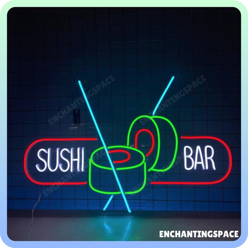 Sushi Neon Sign - Etsy