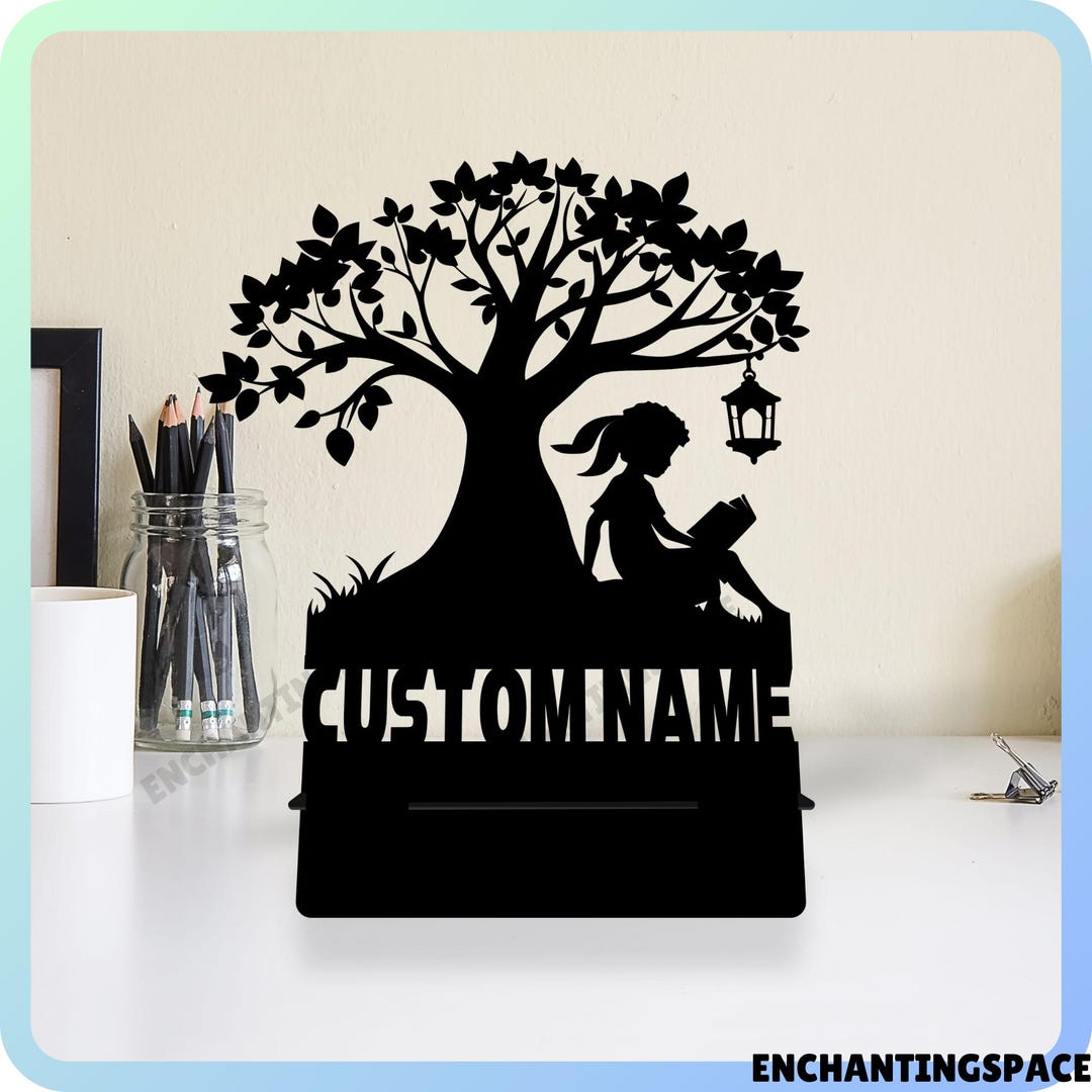 Custom Reading Book Metal Cell Phone Desk Holder, Reading Book Metal ...