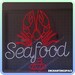 Seafood Lobster Neon Sign, Seafood Led Sign, Welcome Sign for Seafood ...