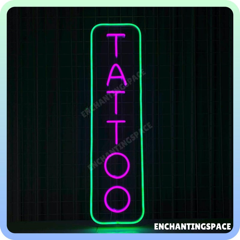 Tattoo Neon Sign - Etsy