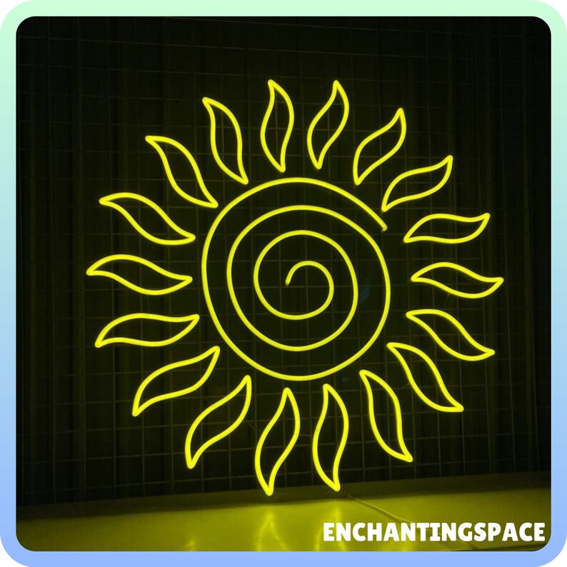 Sunflower Neon Sign, Sunflower Led Sign, Custom Neon Sign, Flower Store ...