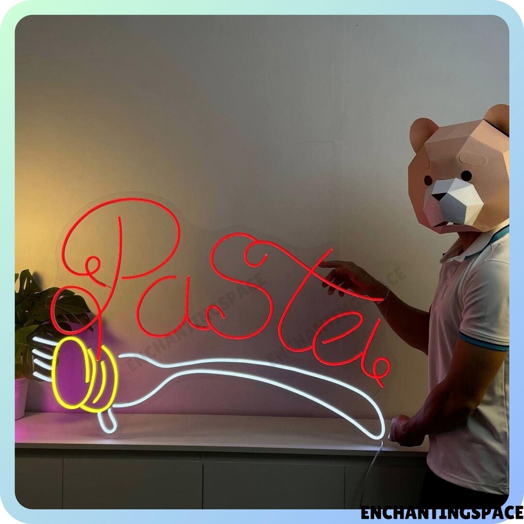 Pasta Neon Sign, Italian Pasta Led Light, Custom Pasta Led Sign for ...