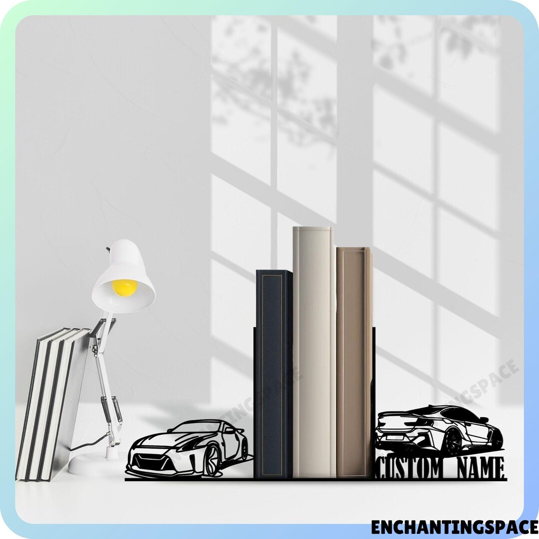 Customize Car Metal Bookends, Car Book End, Car Metal Book Stoppers for ...