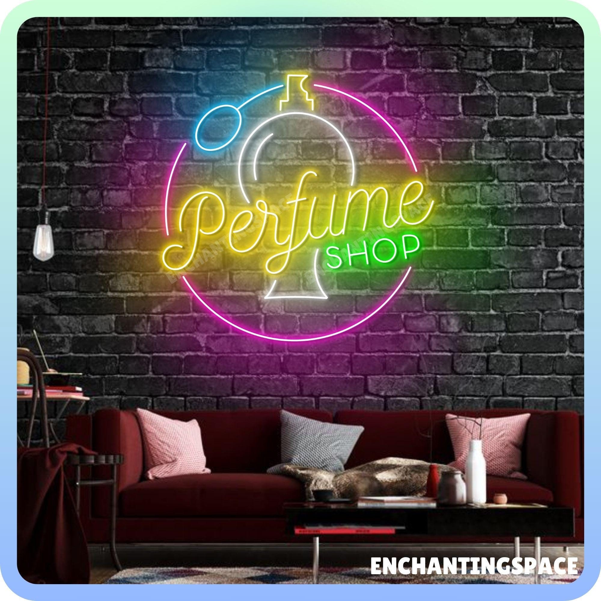Perfume Shop Neon Sign, Perfume Led Light, Perfume Neon Light for Wall ...