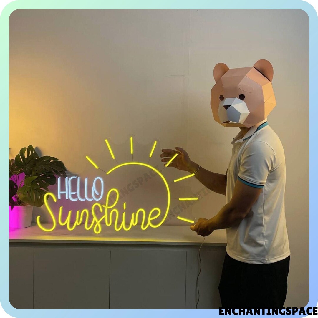 Hello Sunshine Neon Sign, Custom Hello Sunshine Led Sign for Wall Decor ...
