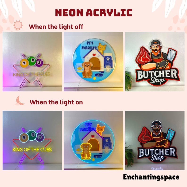 Pizza Neon Sign, Italian Cuisine LED Wall Art for Pizzeria Decor, Gift ...