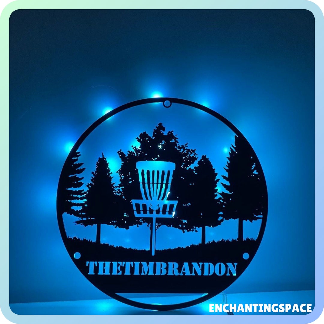 Customized Treeline Metal Wall Art LED Light, Forest Metal LED Decor ...