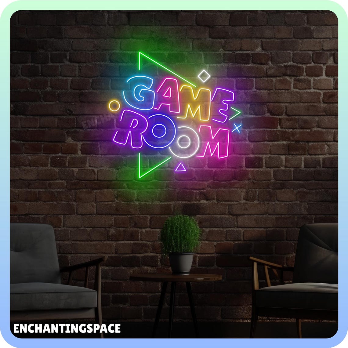 Game Room Neon Wall Art, Game Room Led Lights, Custom Neon Sign for ...