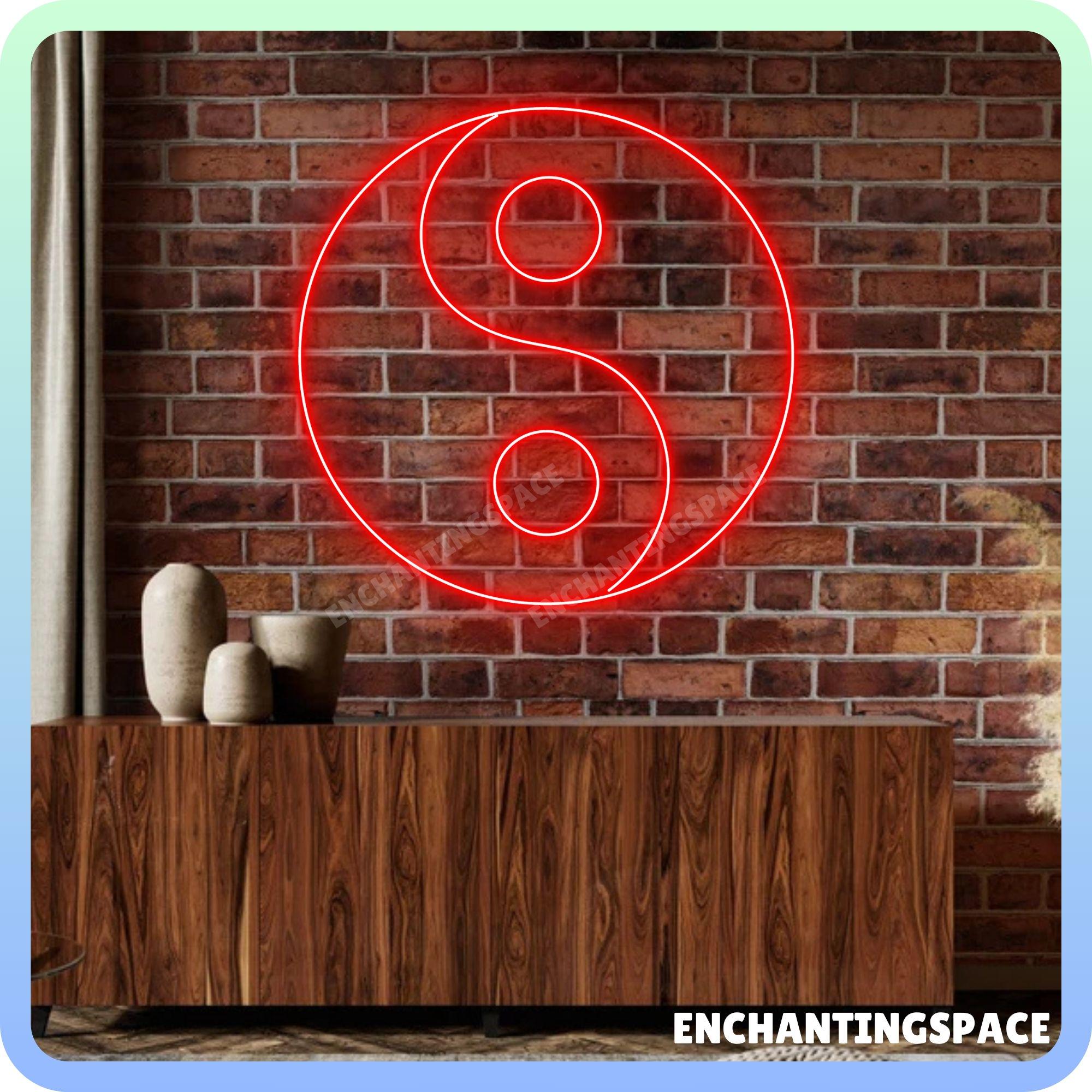 Yin Yang Neon Sign, Yin Yang Led Light, Yin Yang LED Sign Home Decor ...