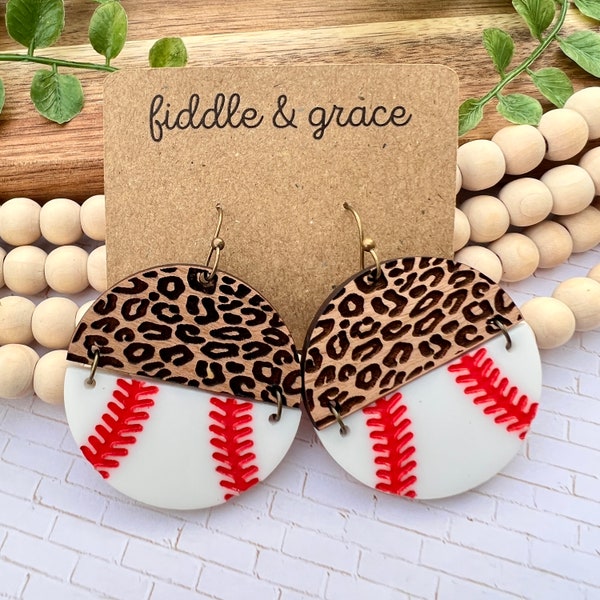 Baseball Earrings - Etsy