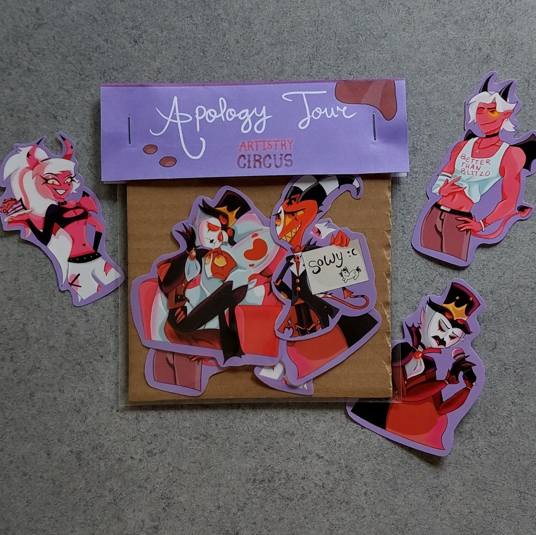 Helluva Boss Apology Tour Sticker Pack - Etsy