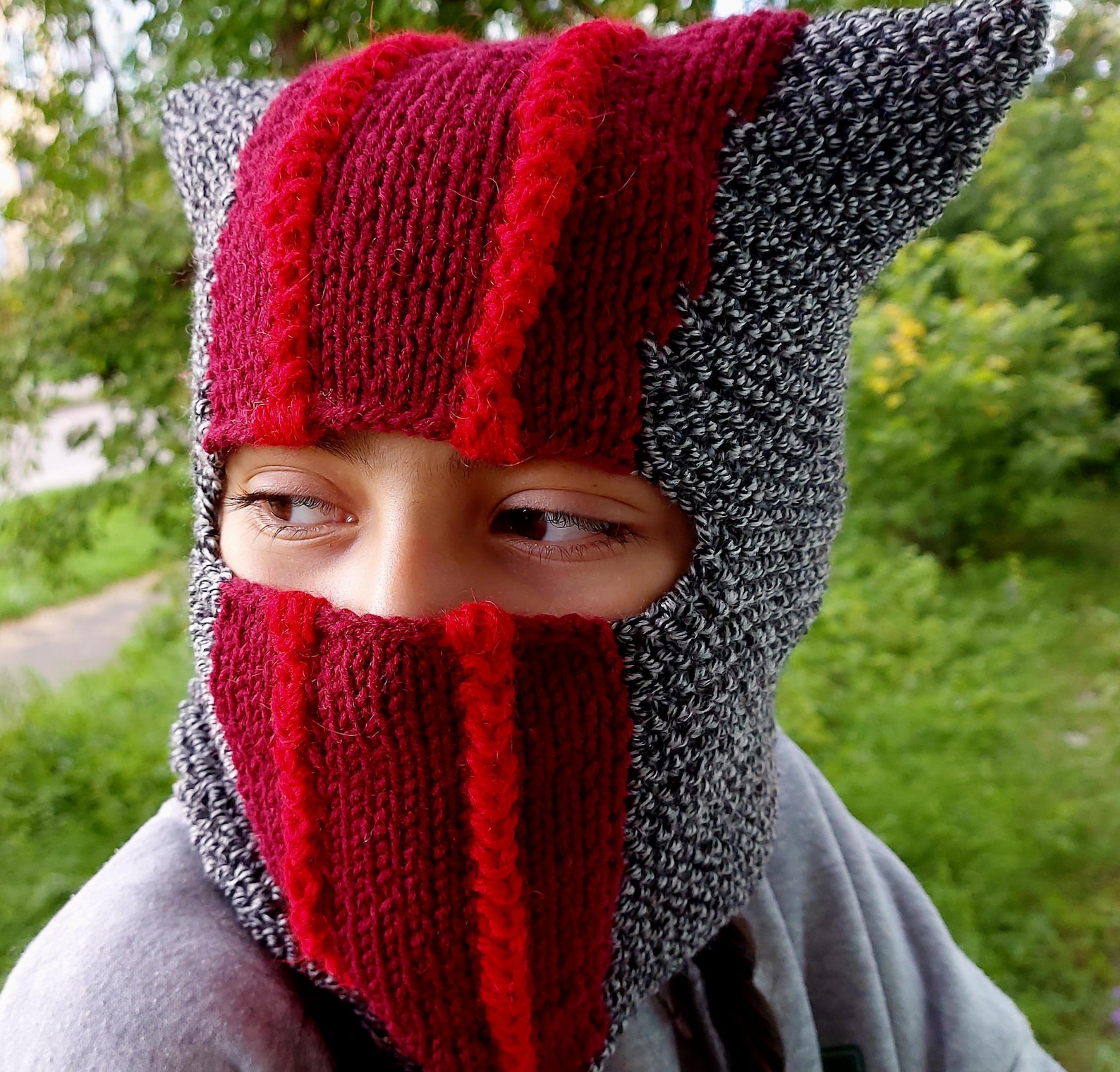 Twenty One Pilots Clancy Inspired Balaclava, Ski Mask , Clancy Beanie - Crochet Cat Beanie for ...