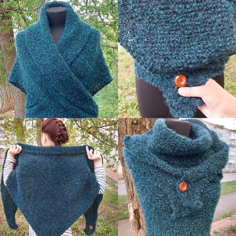 Green Outlander Shawl, Warm Rustic Wrap for Boho Wedding ,renaissance ...