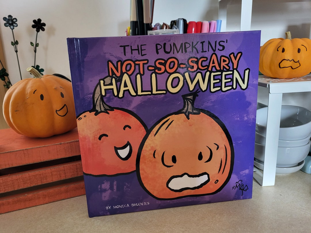 The Pumpkins' Not-so-scary Halloween - Hardcover Book - SIGNED - Etsy
