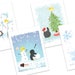 Penguin & Peep Christmas Card Set 1 - Etsy