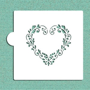 Delft Heart Stencil - Etsy