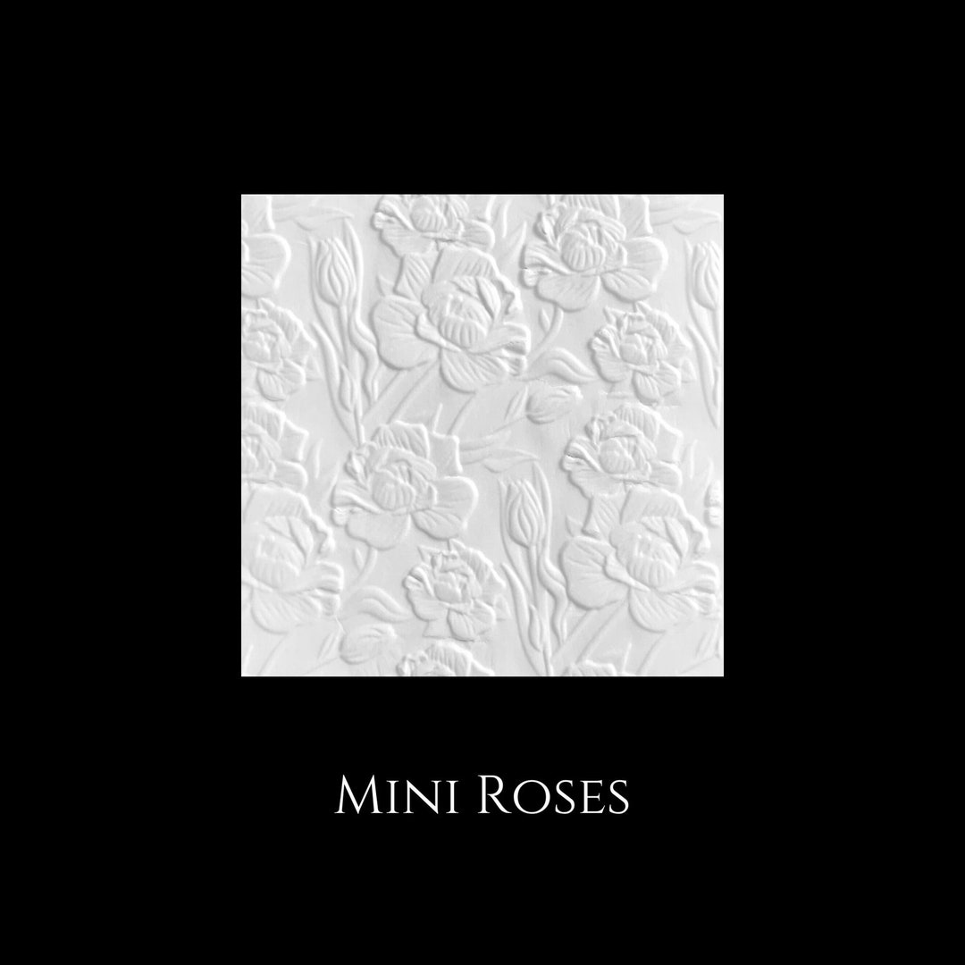Mini Roses Embossing Sheets 6/pkg - Etsy