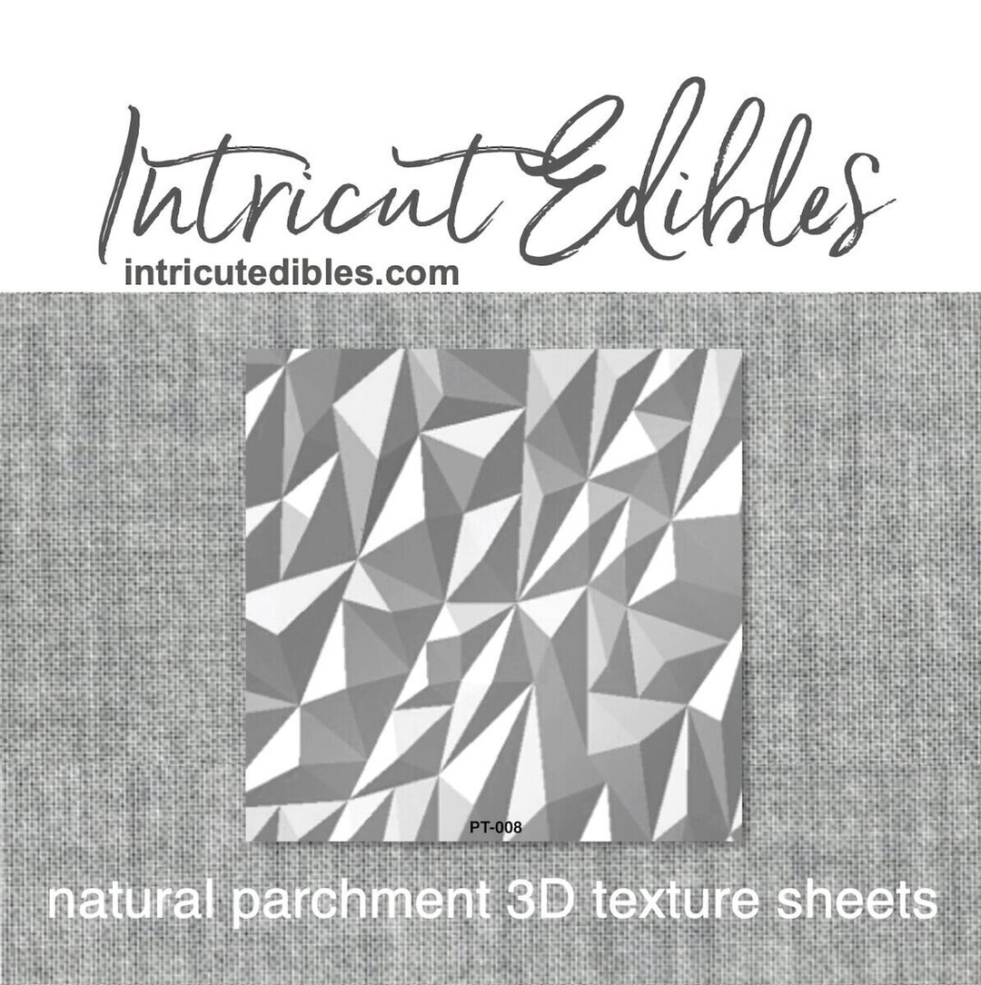 3D Parchment Texture Origami 6 Triangles 6/pkg - Etsy