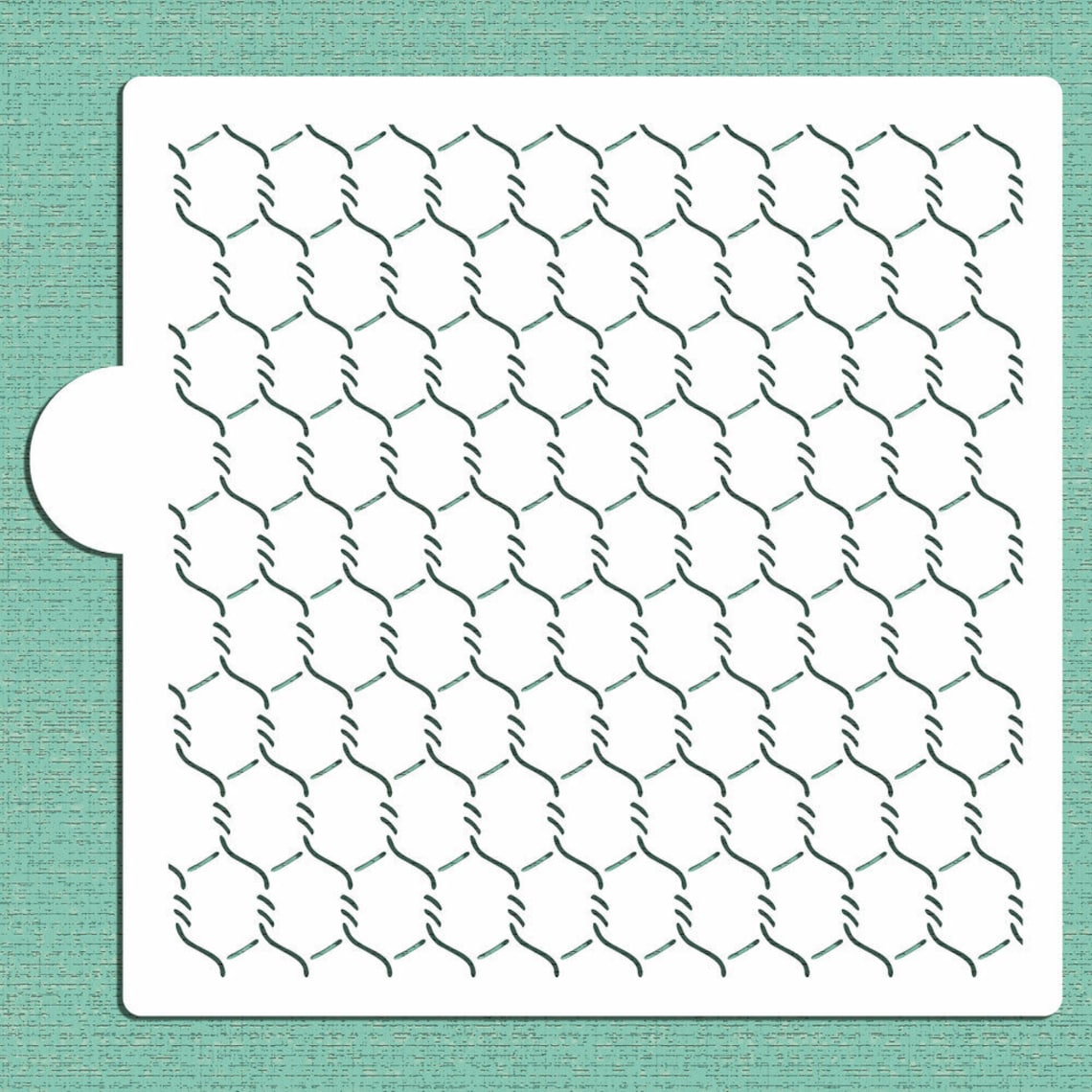 Chicken Wire Stencil - Etsy