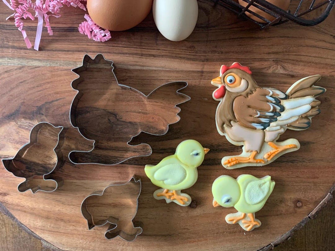 Mama Bird and Chicks Cookie Cutter Set 3 Pc - Etsy