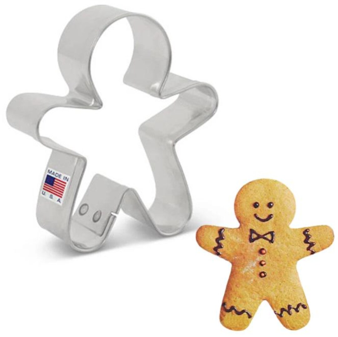 Mini Gingerbread Man Cookie Cutter - Etsy