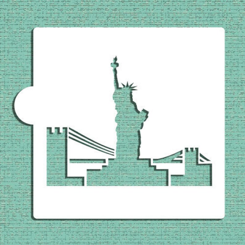 Statue of Liberty Stencil - Etsy