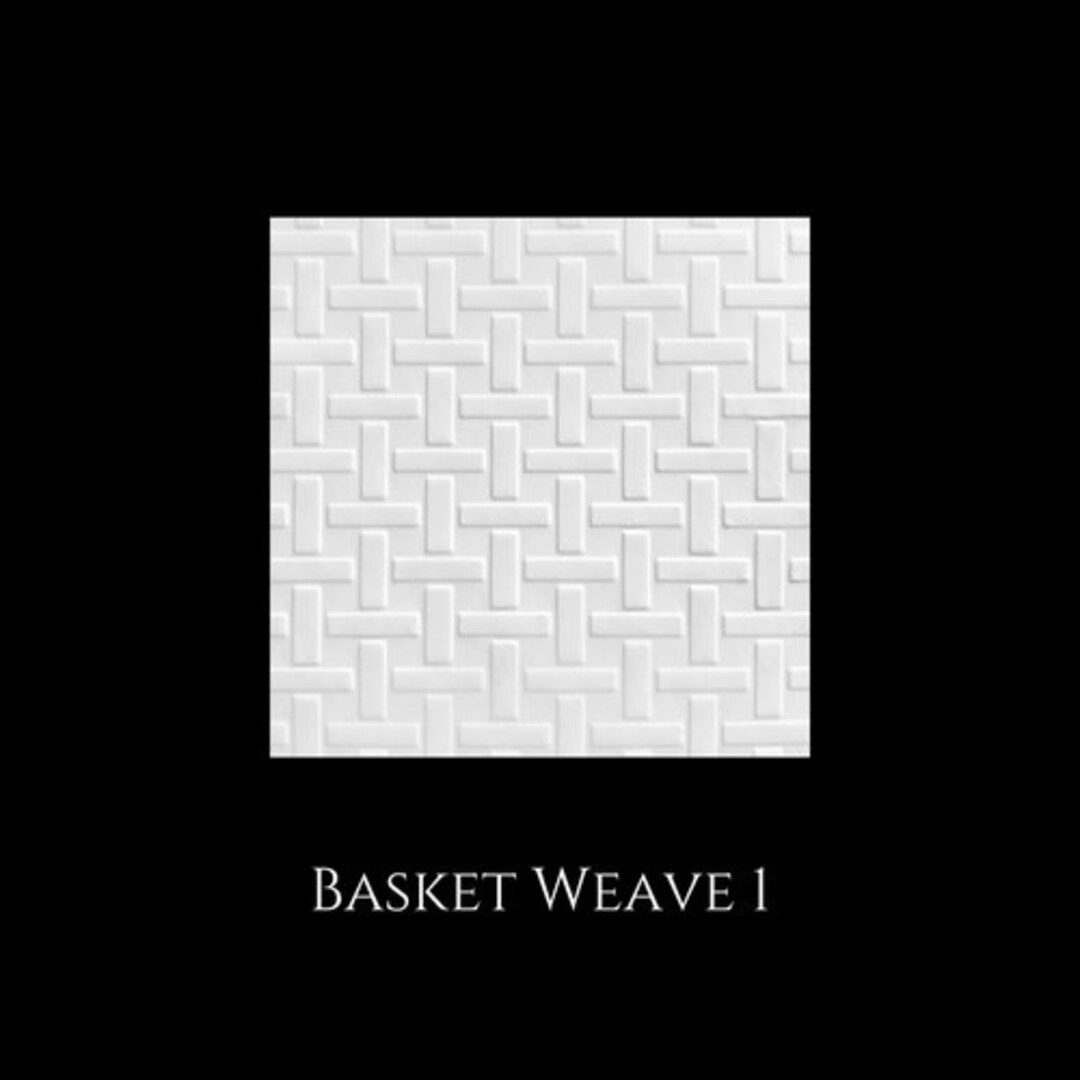 Basket Weave 1 Embossing Sheets 6/pkg - Etsy