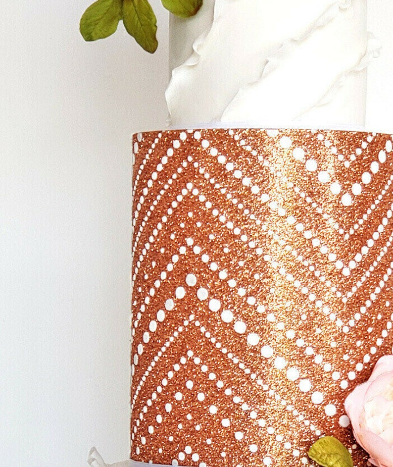Genesis Cake Stencil - Etsy