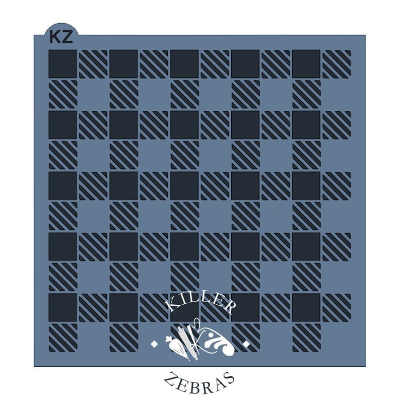 Buffalo Plaid Stencil - Etsy