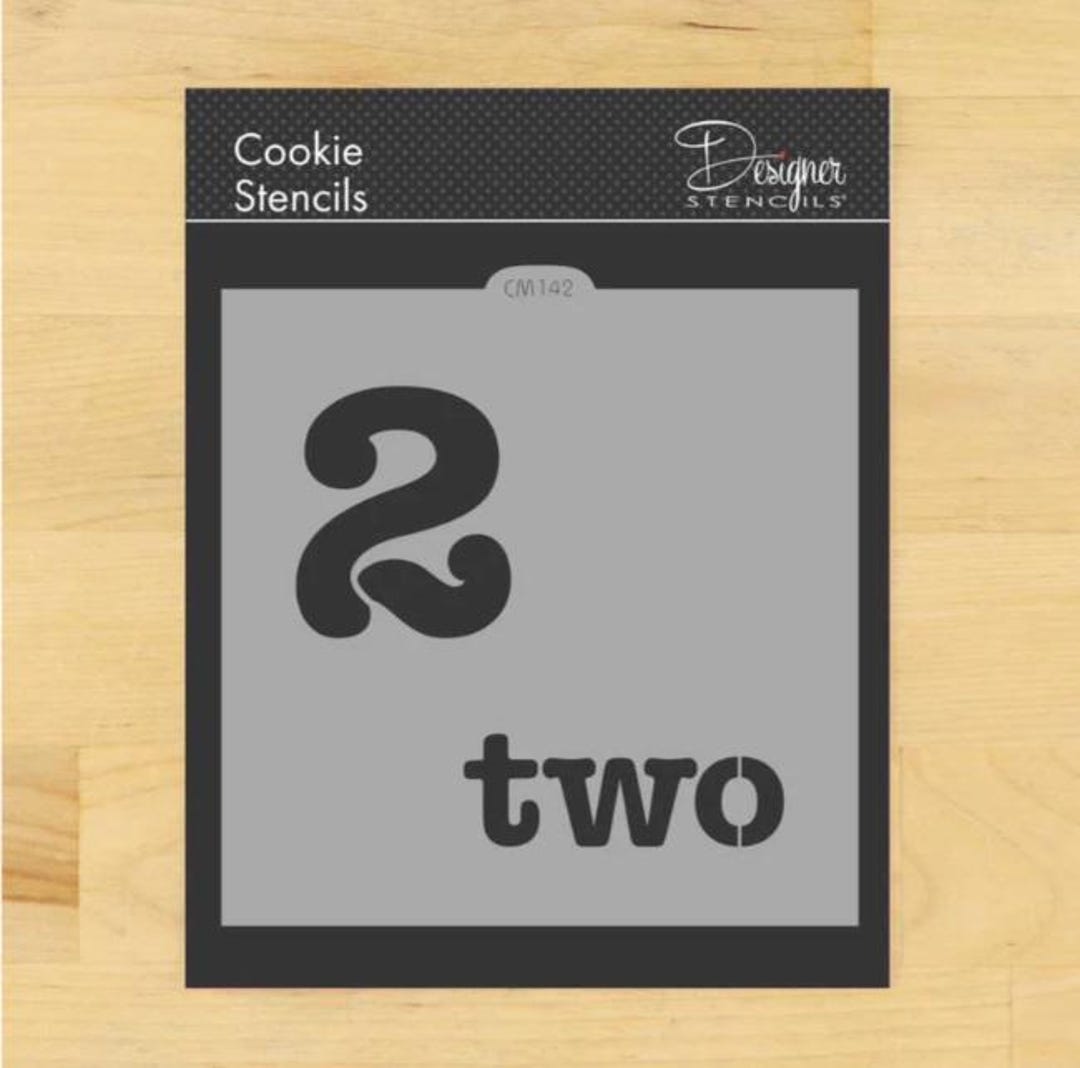 Number Two Stencil - Etsy