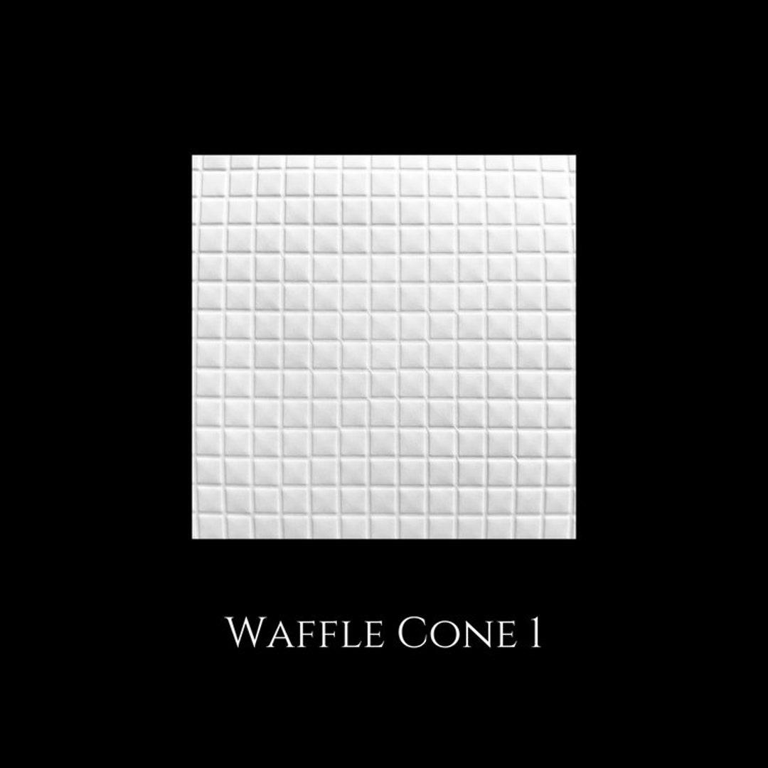 Waffle Cone 1 Embossing Sheets 6/pkg - Etsy