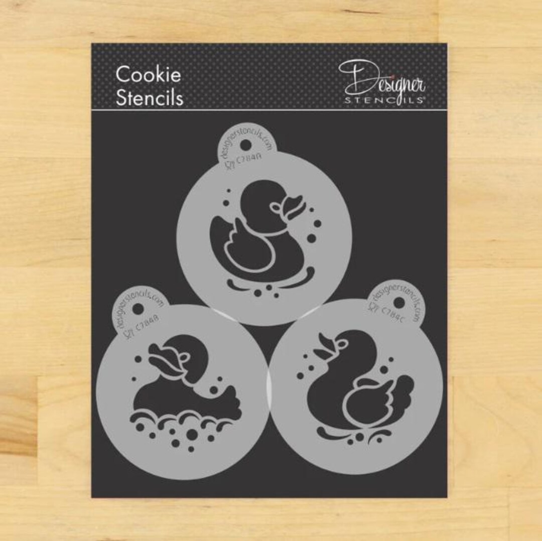 Rubber Duckies Stencil Sets 3 Pc - Etsy