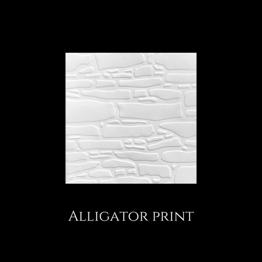 Alligator Embossing Sheets 6/pkg - Etsy