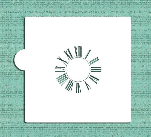 Roman Numeral Clock Stencil - Etsy